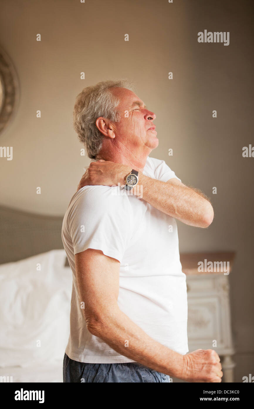 Seated old man holding hi-res stock photography and images - Alamy