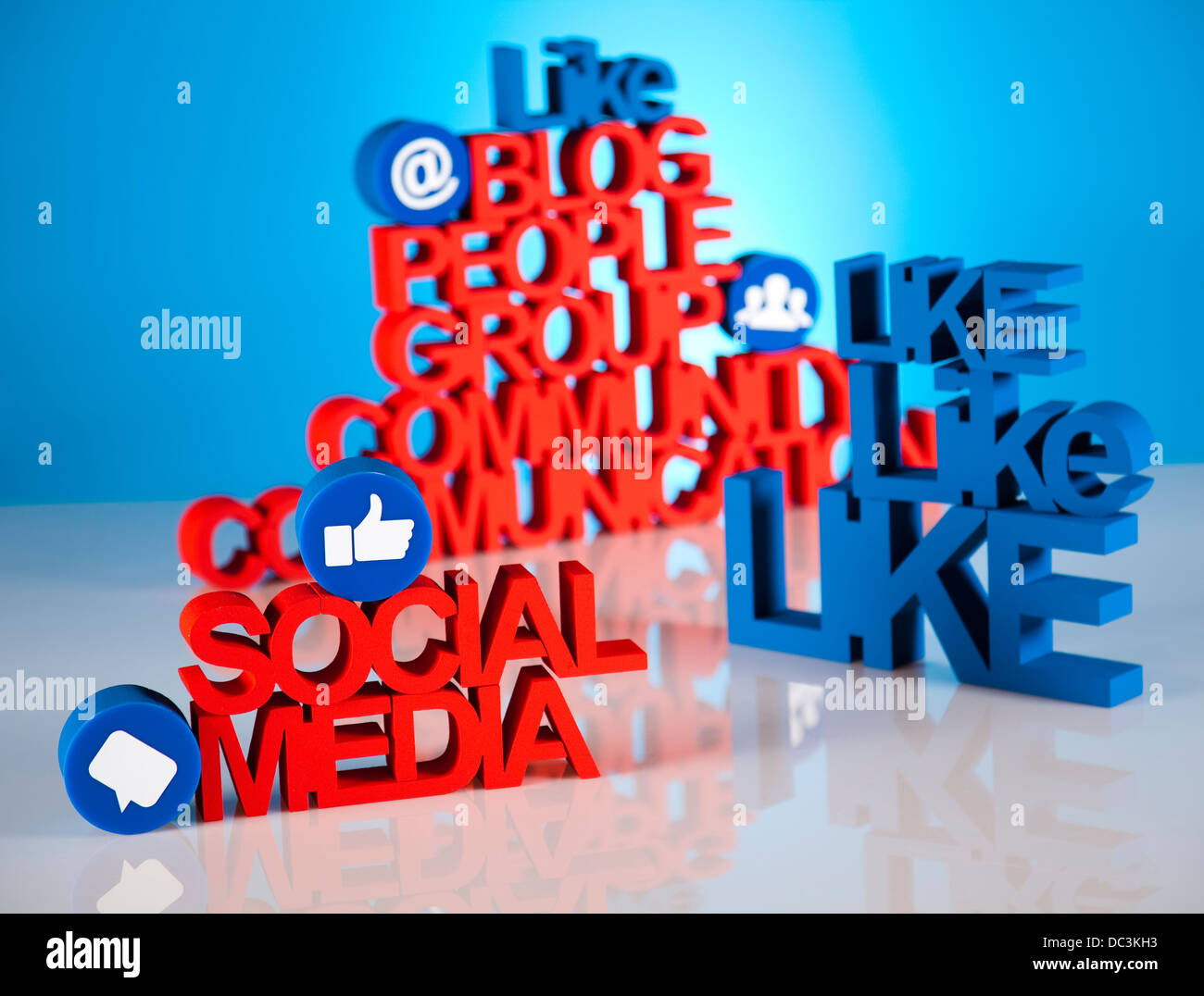 Like, Internet concept Stock Photo - Alamy