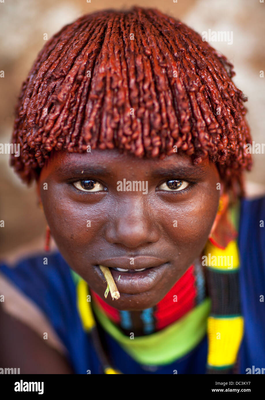 Bana Tribe Woman, Dimeka, Omo Valley, Ethiopia Stock Photo - Alamy