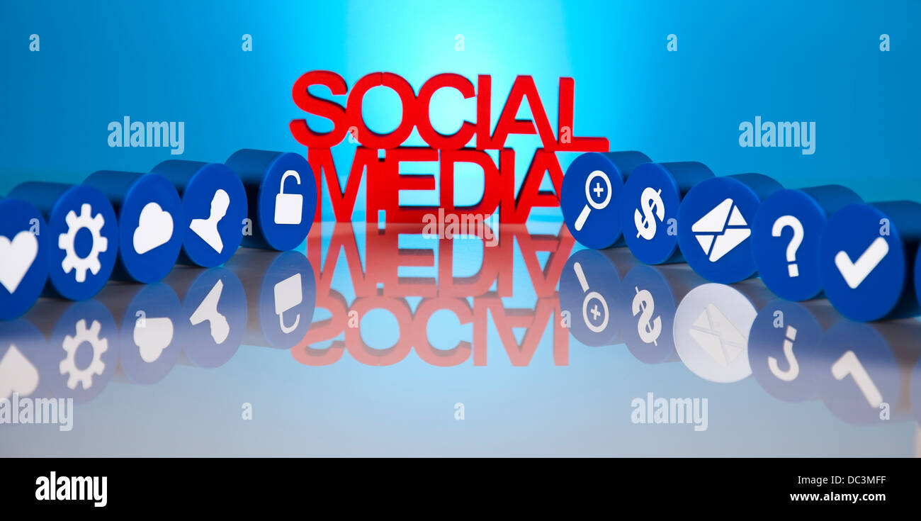 Social media background Stock Photo - Alamy