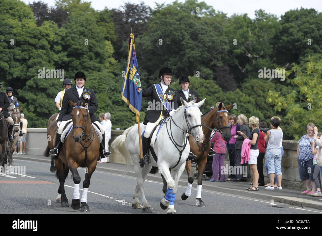 Flodden, Coldstream, Scotland, UK. 8th August 2013. Coldstream Civic ...