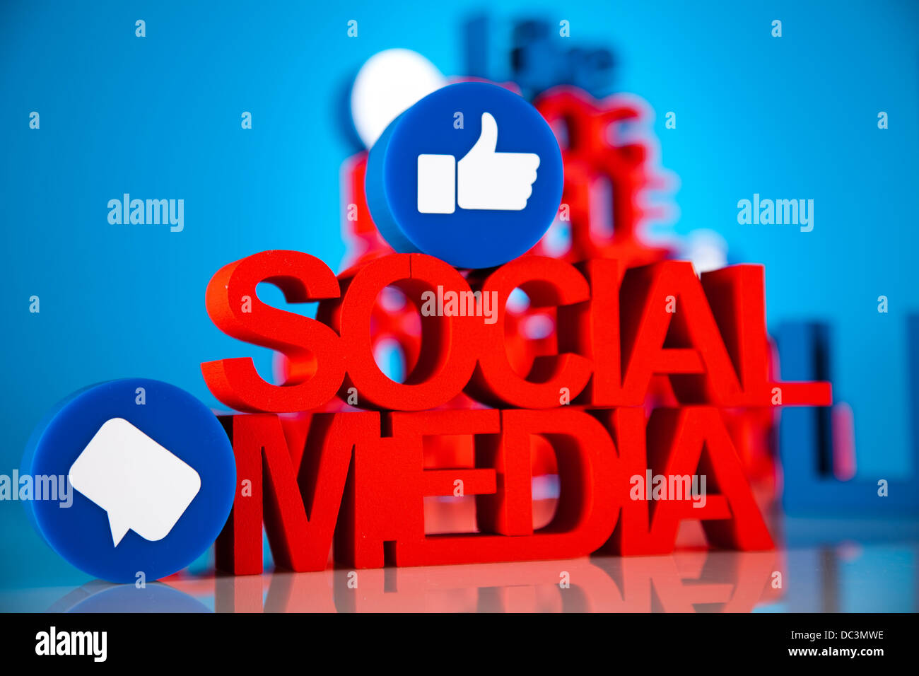 Social media background Stock Photo - Alamy