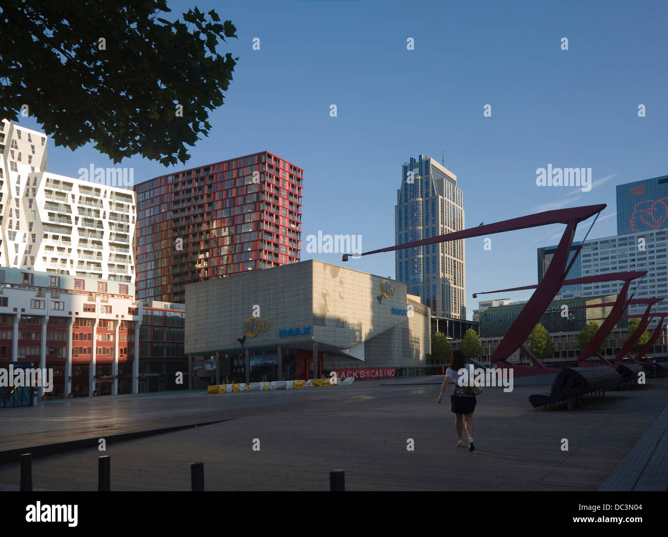 Schouwburgplein city square designed by Adriaan Gueze Rotterdam ...