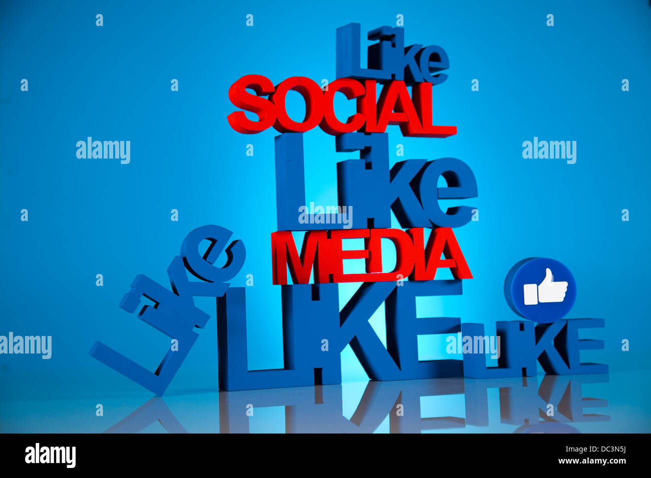 Like, Internet concept Stock Photo - Alamy