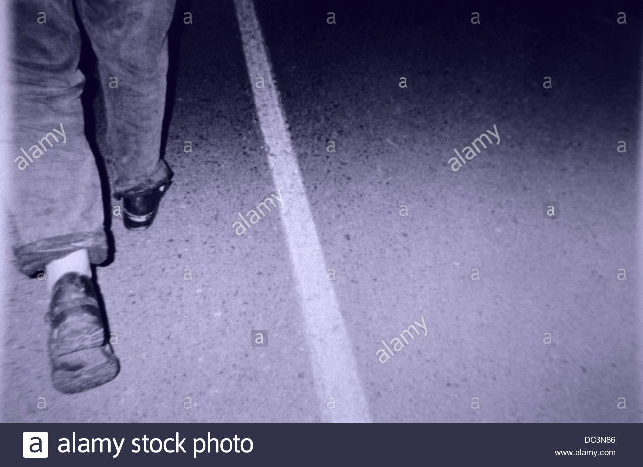 Man Walk Straight Line Stock Photos & Man Walk Straight Line Stock ...