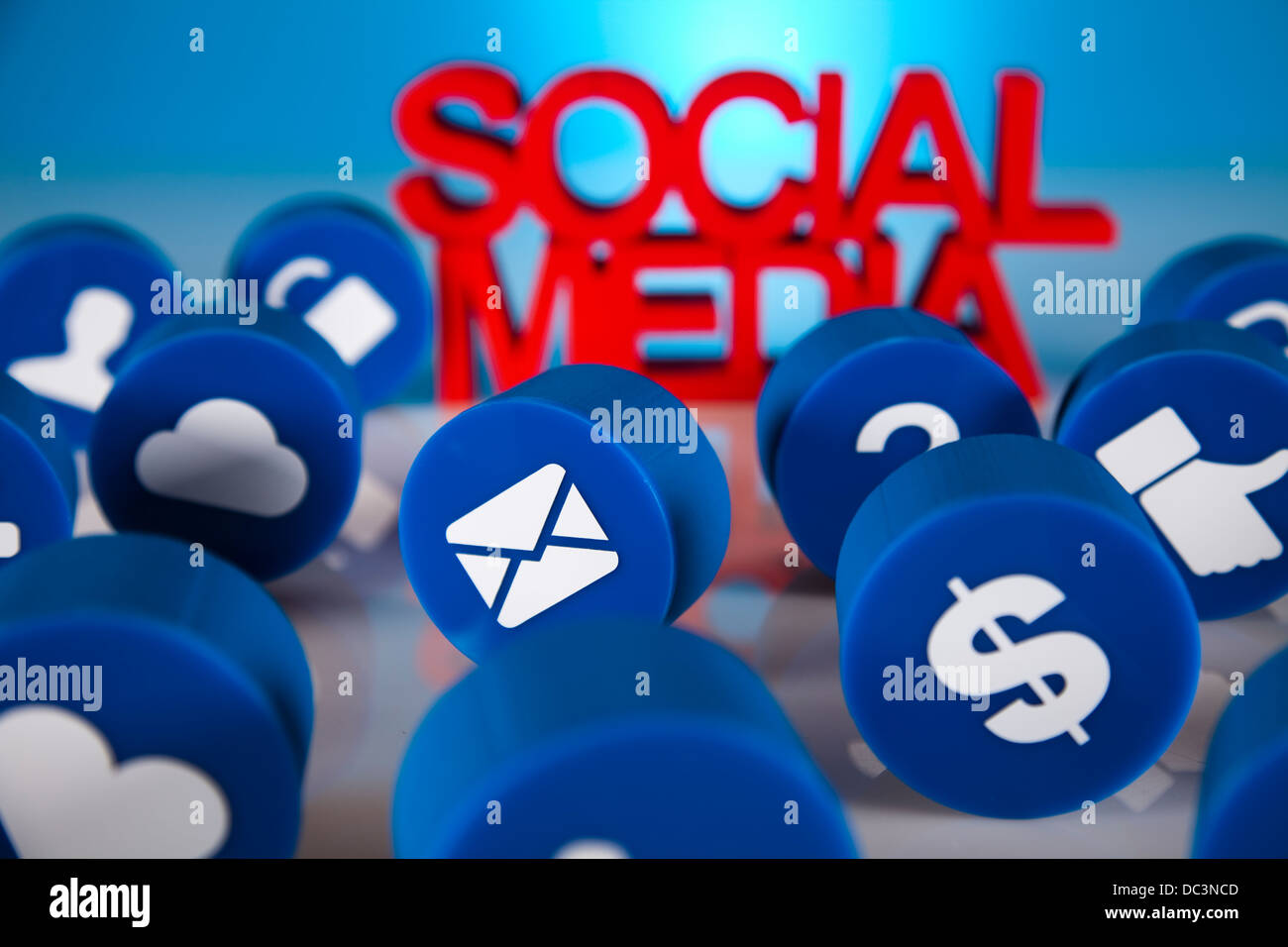 Social media background Stock Photo - Alamy