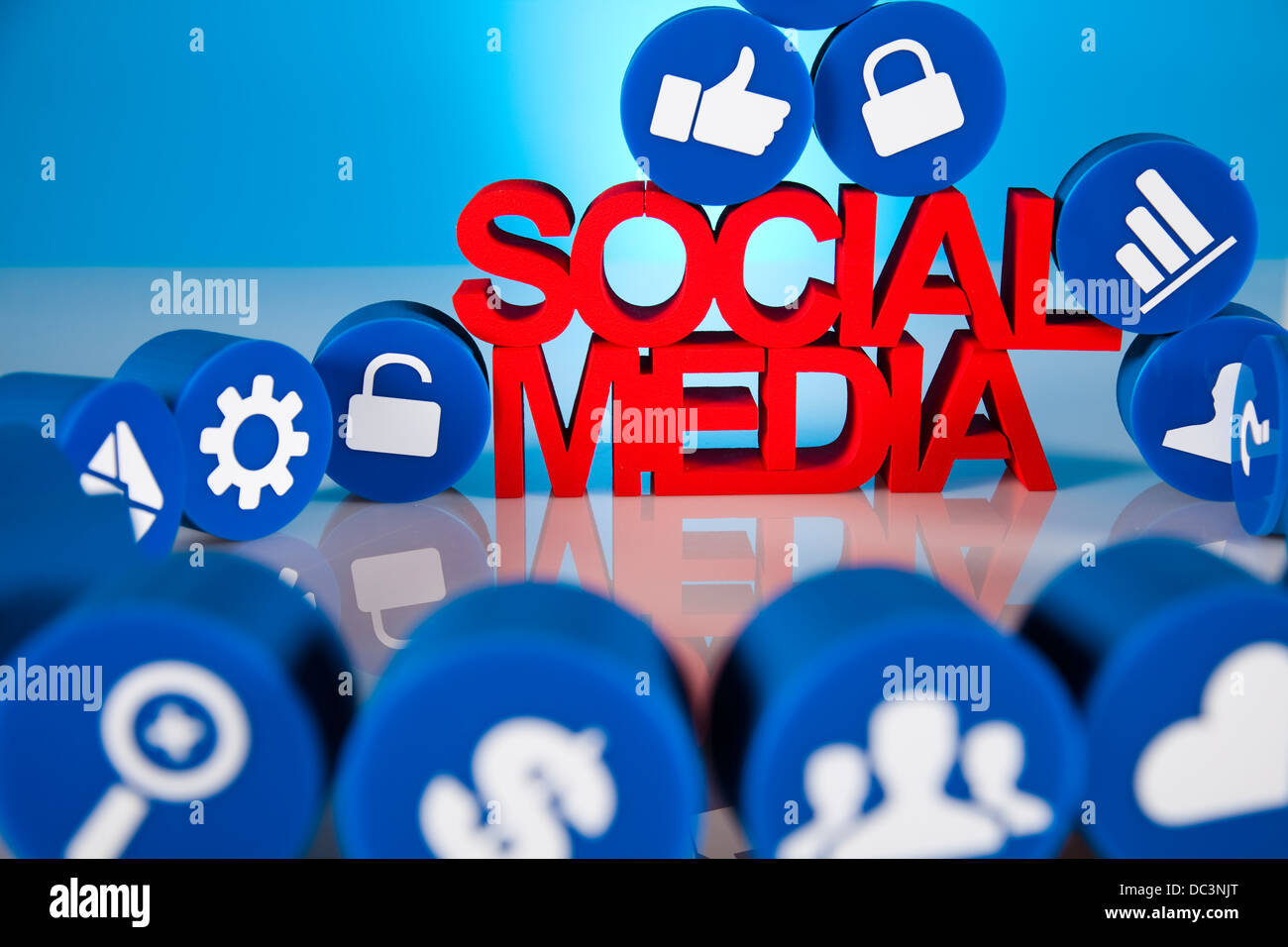 Social media background Stock Photo - Alamy