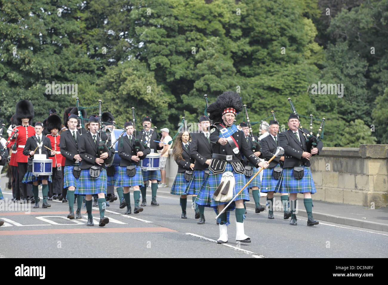 Flodden, Coldstream, Scotland, UK. 8th August 2013. Coldstream Civic ...