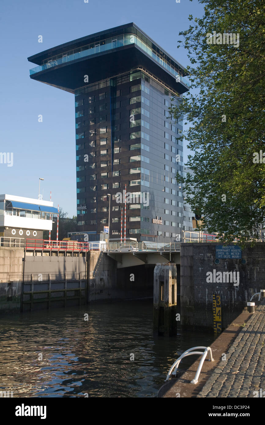 Inntel hotel building Leuvehaven Rotterdam Netherlands Stock Photo - Alamy