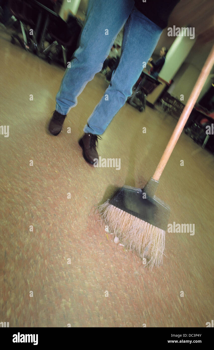 Sweep floor leg hi-res stock photography and images - Alamy