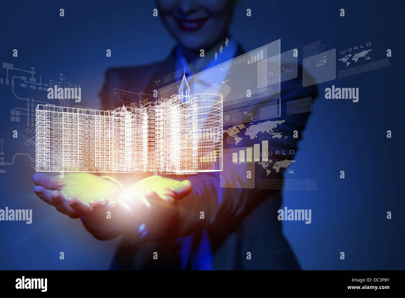 engineering automation building design Stock Photo - Alamy