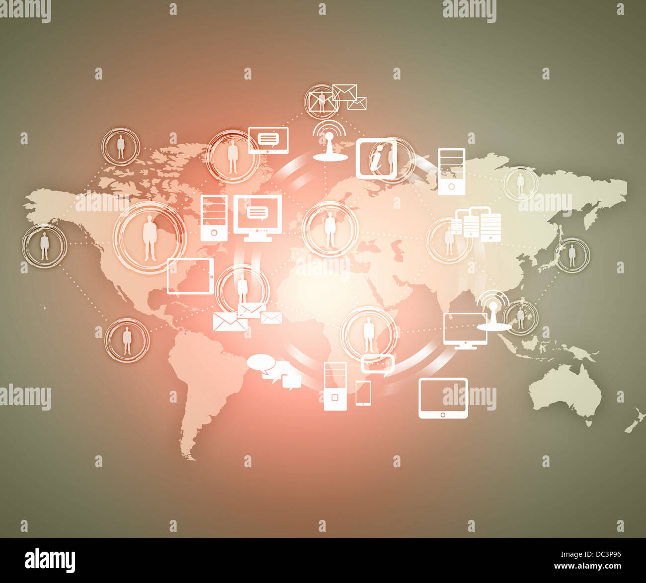 Internet concept illustration Stock Photo - Alamy