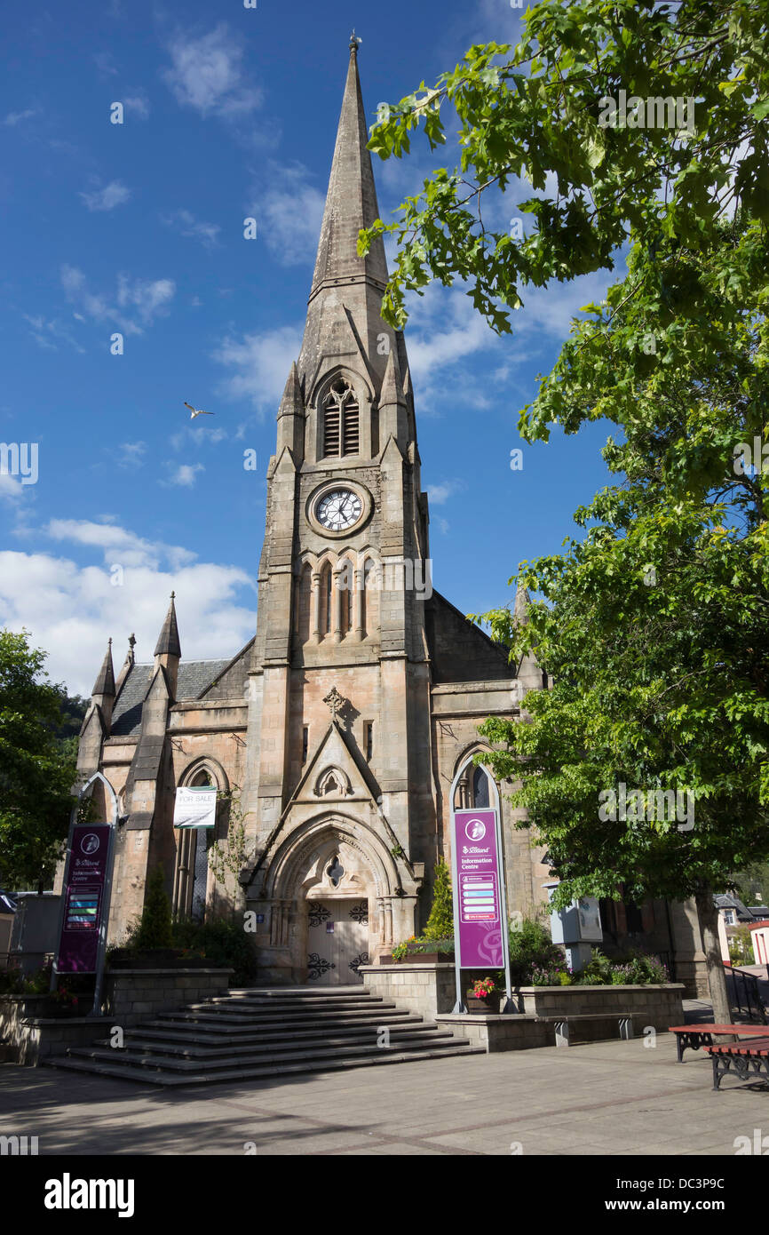 Former St. Kessog's Church building in Callandar Main Street Perthshire ...