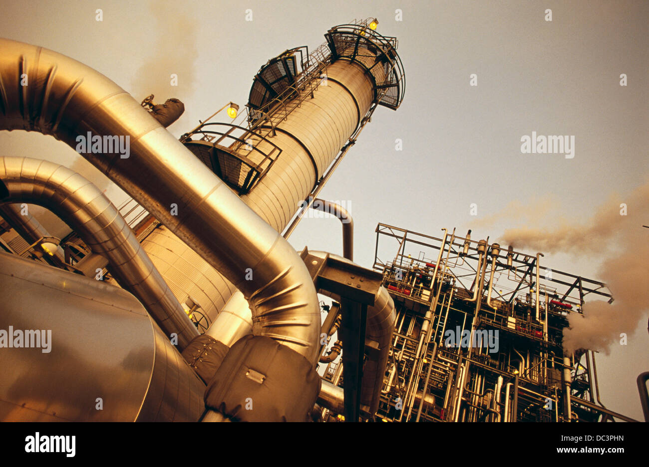 Natural gas fired power plant Stock Photo - Alamy