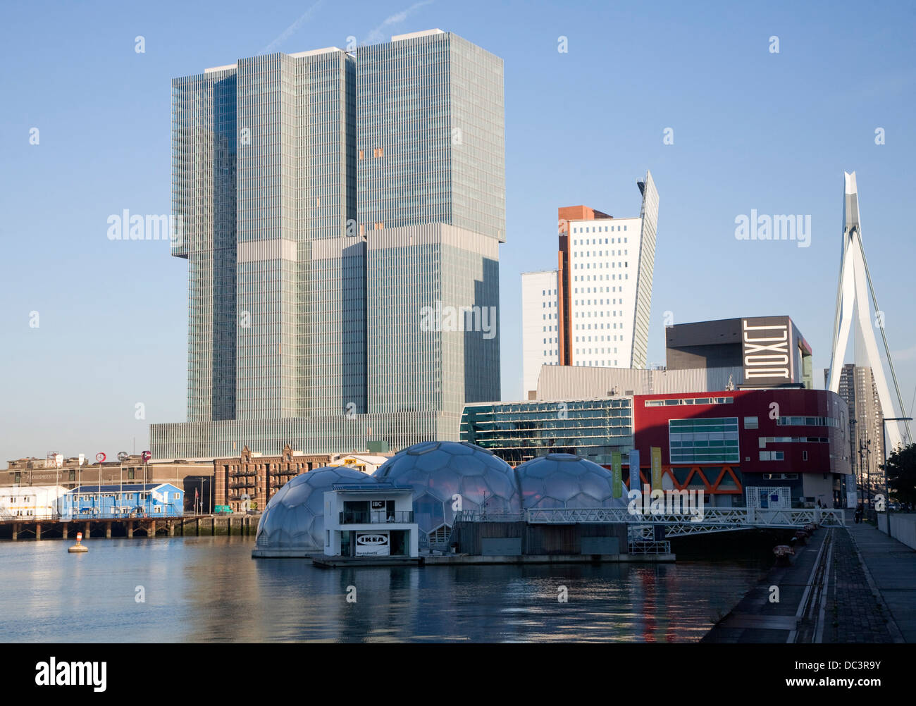 De Rotterdam building exterior complete Rotterdam Netherlands Stock ...