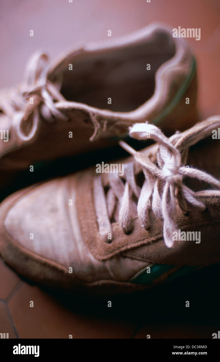 Worn sneakers hi-res stock photography and images - Alamy