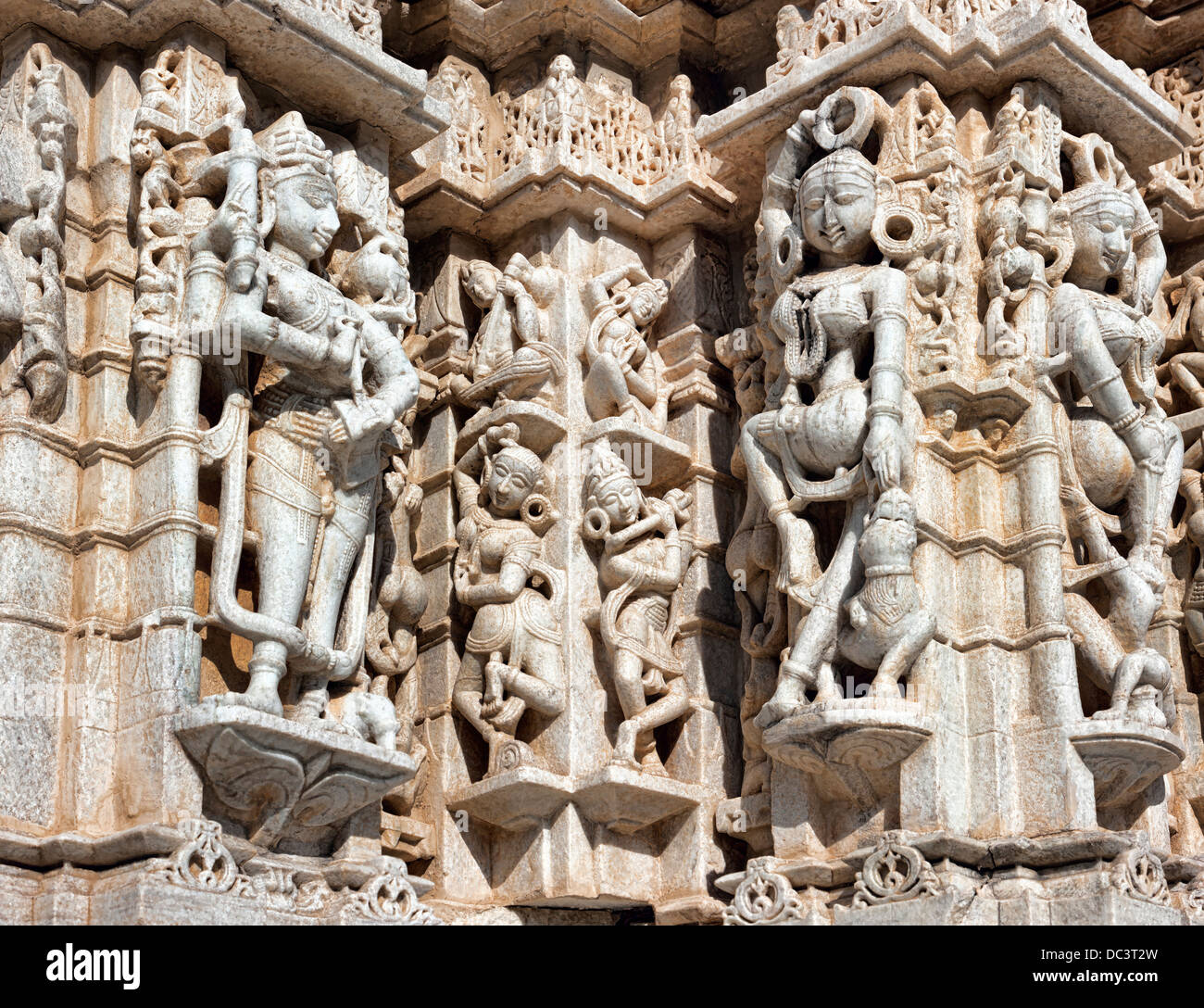 Ancient Sun Temple in Ranakpur. Jain Temple Carving Stock Photo - Alamy