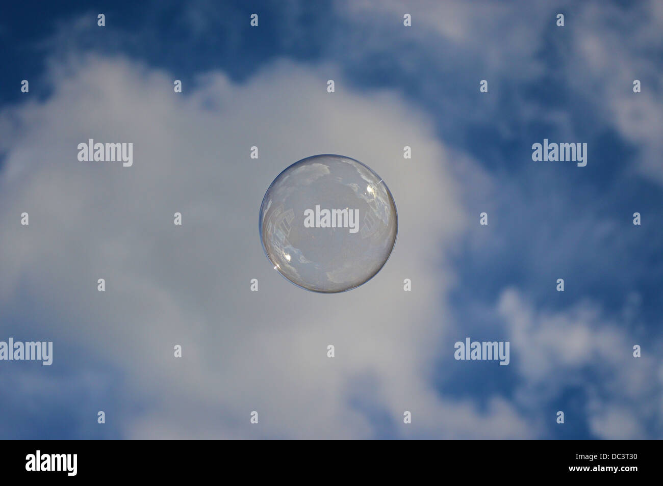 Bubble floating through the air Stock Photo - Alamy