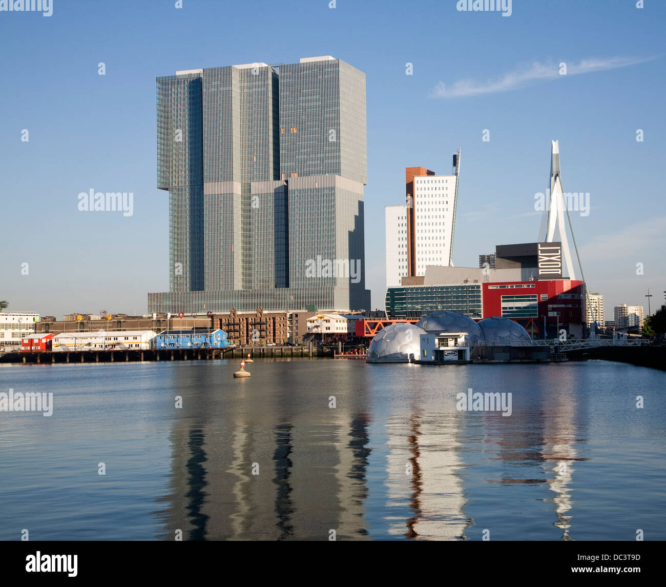 De Rotterdam building exterior complete Rotterdam Netherlands with the ...