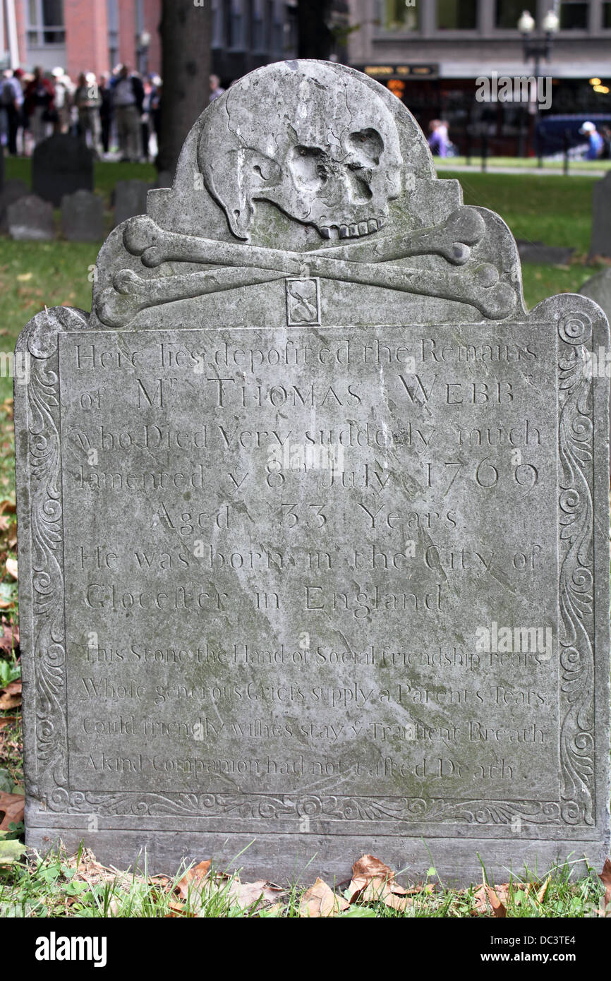 Gravestone 1700s hi-res stock photography and images - Alamy