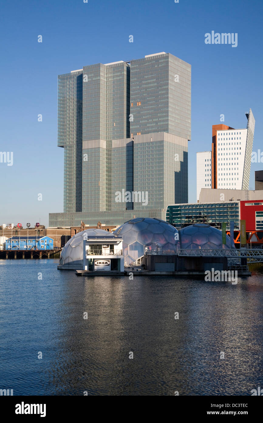 De Rotterdam building exterior complete Rotterdam Netherlands with the ...