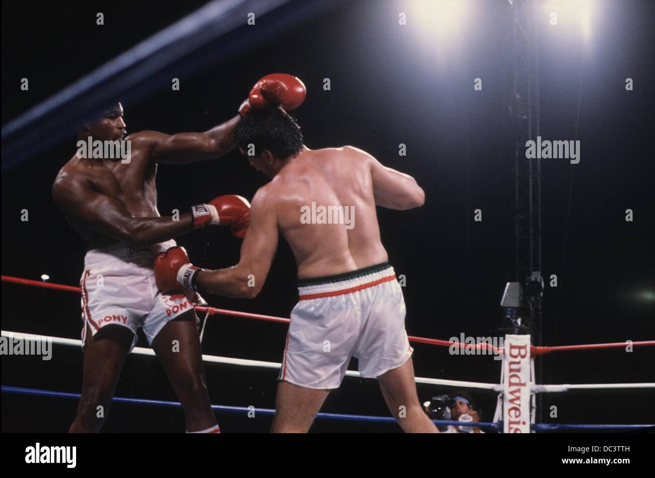 LARRY HOLMES VS Gerry Cooney fight.29438.(Credit Image: © Herb ...