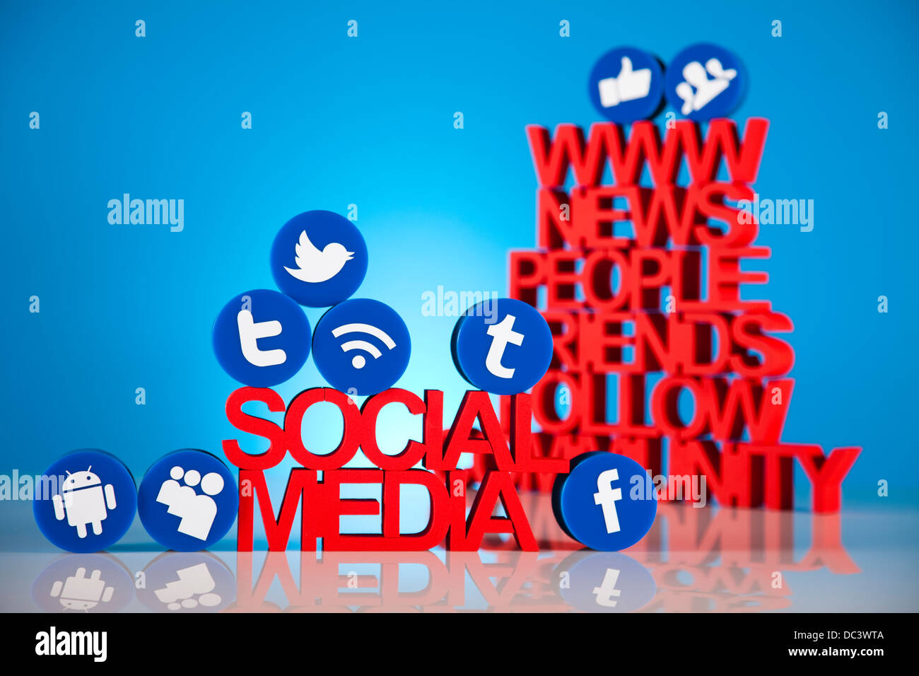 Social media network connection concept Stock Photo - Alamy