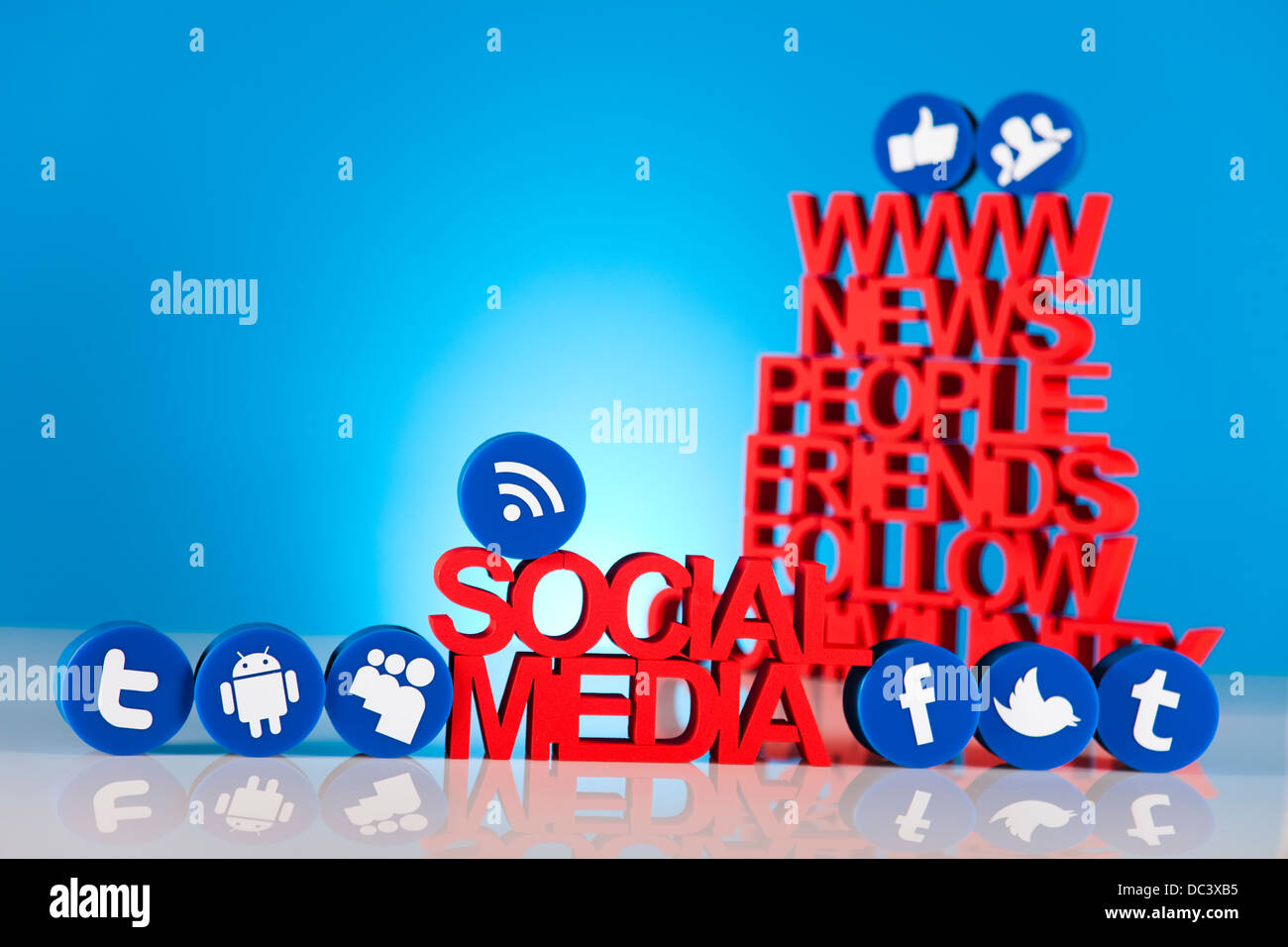 Social media network connection concept Stock Photo - Alamy