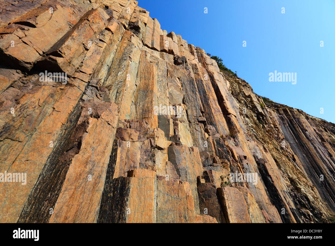 Hong Kong Geographical Park , hexagonal column Stock Photo - Alamy