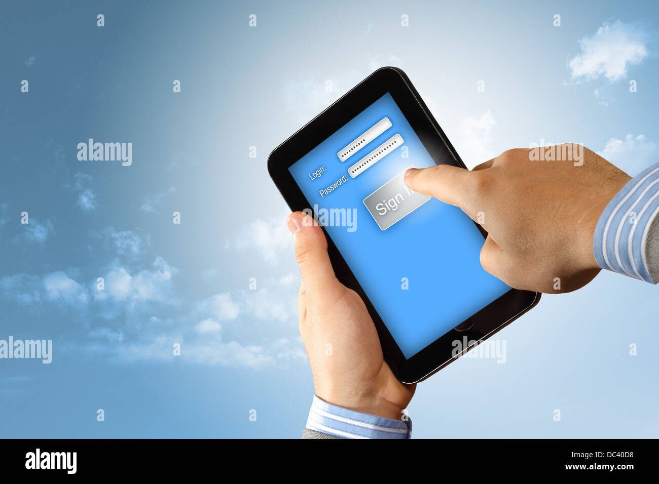 login with email and password Stock Photo - Alamy