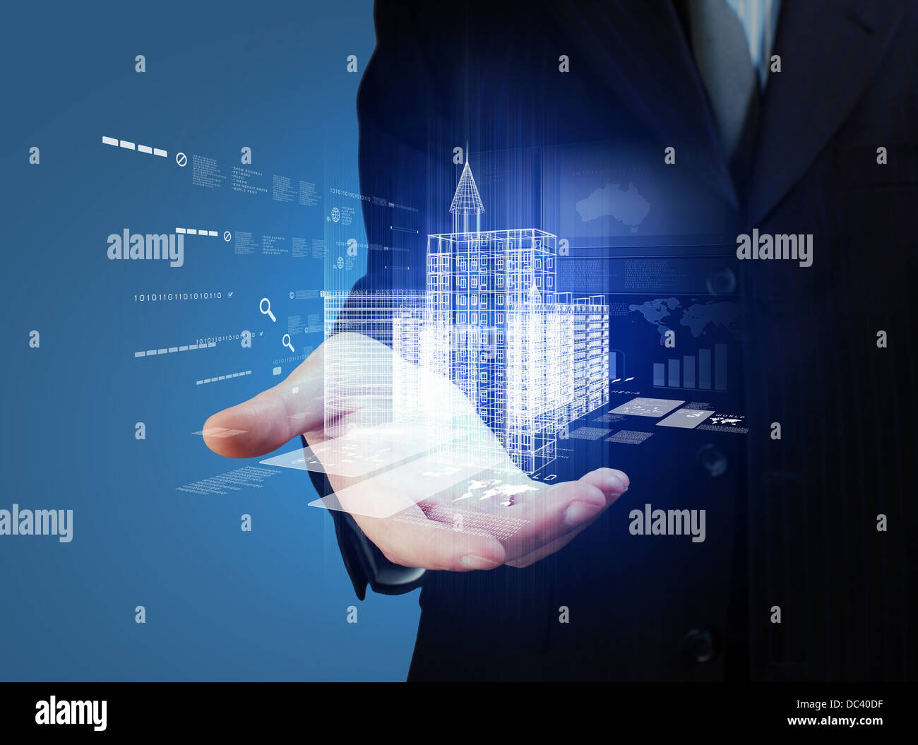 engineering automation building design Stock Photo - Alamy