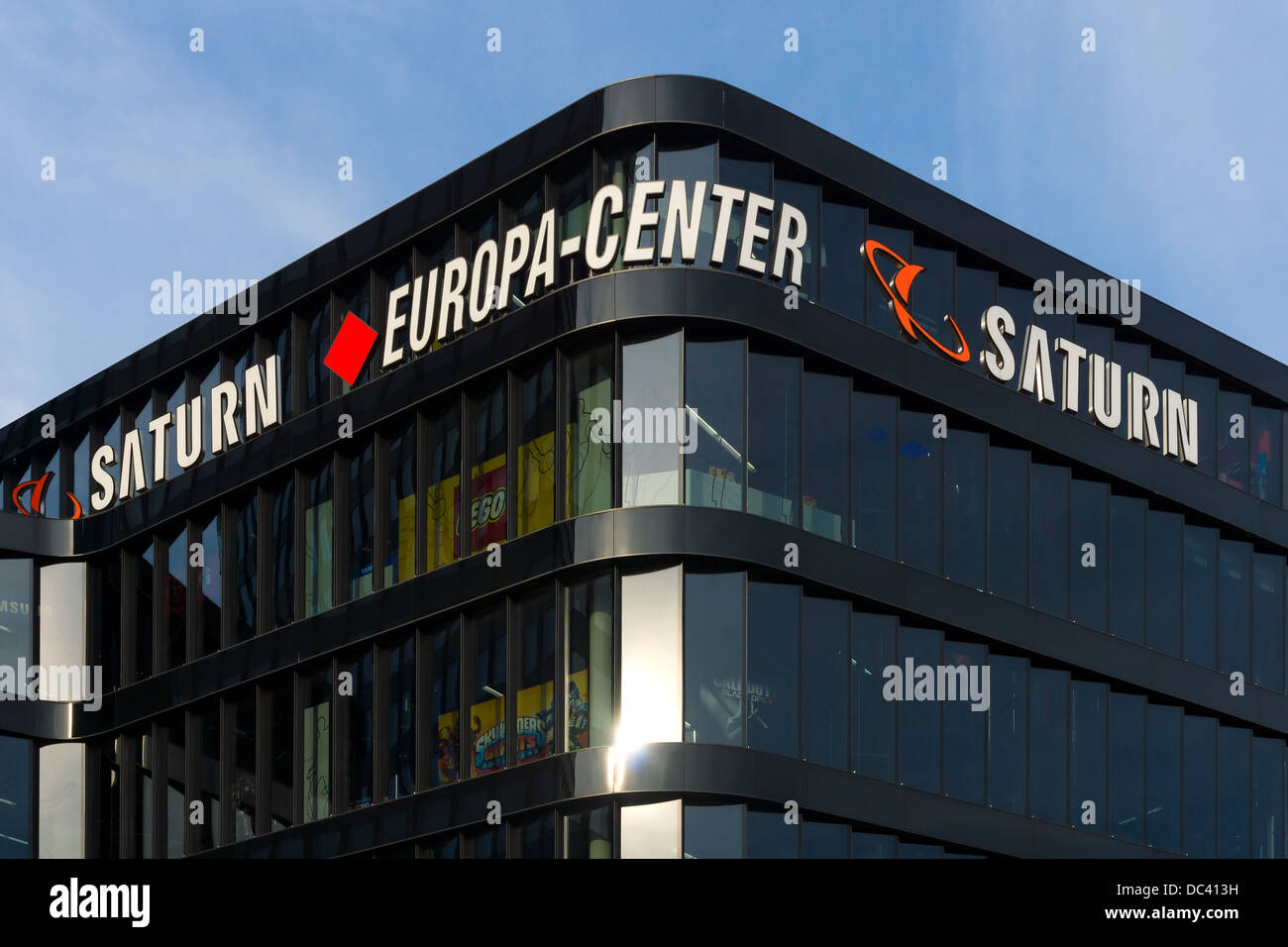 A supermarket of electronics Saturn on Kurfuerstendamm Stock Photo - Alamy