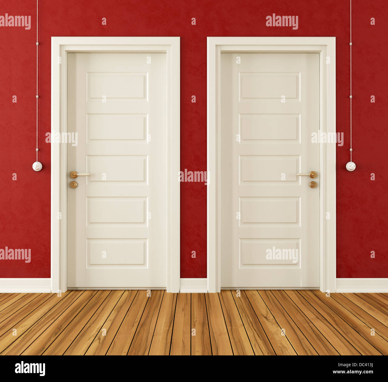 Two wood doors hi-res stock photography and images - Alamy