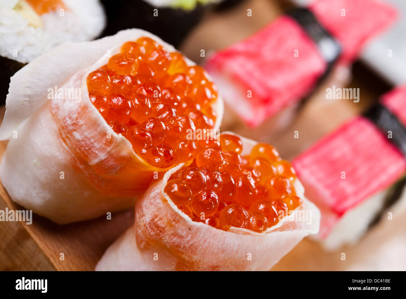 Japanese mix sushi Stock Photo - Alamy