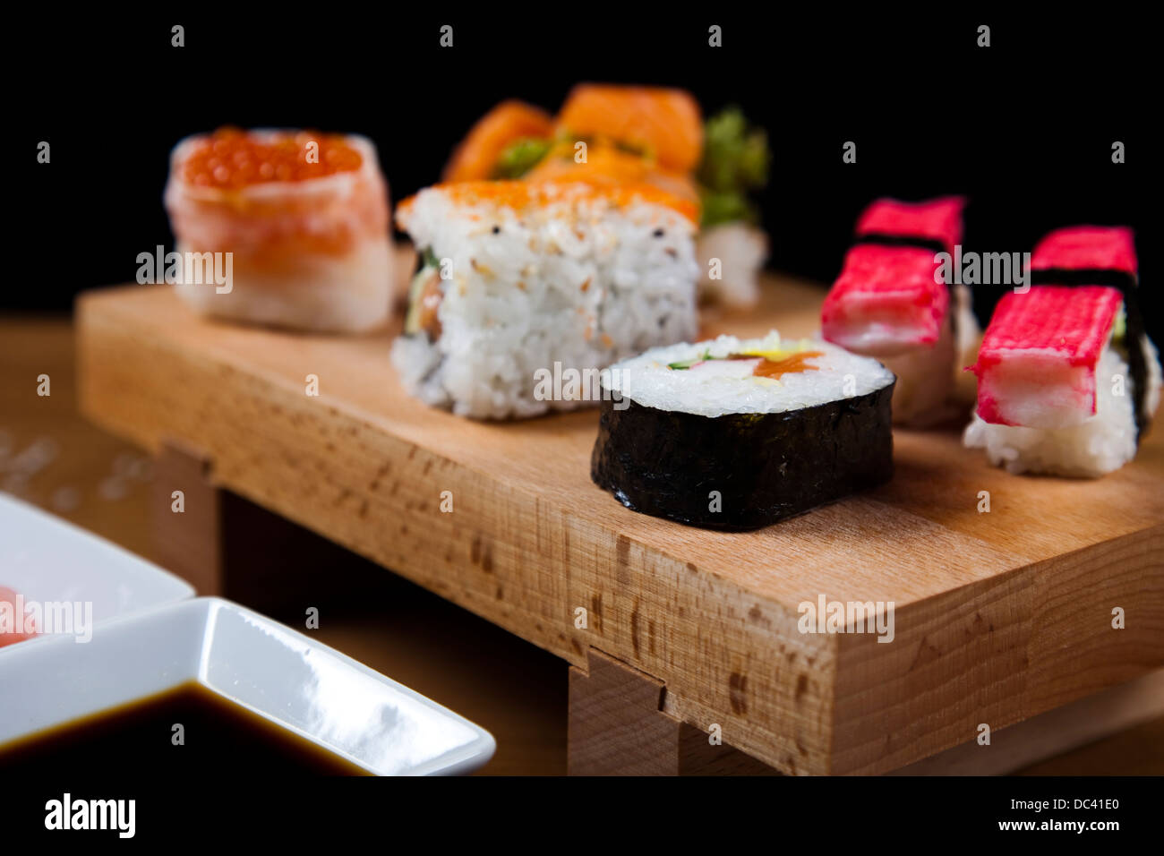 Sushi close up Stock Photo - Alamy