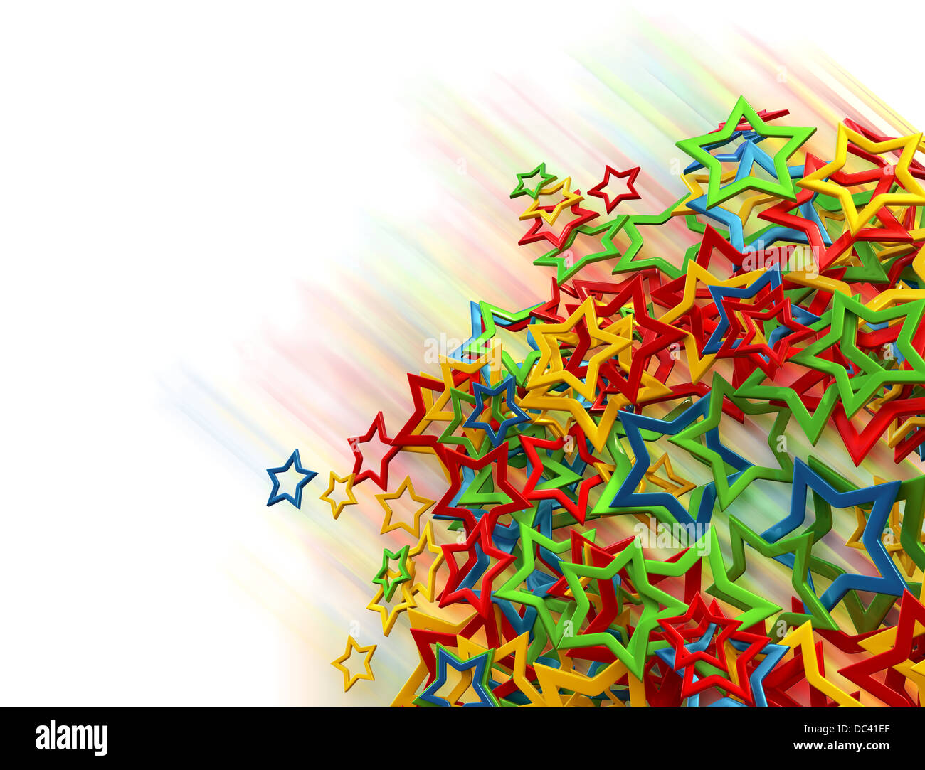 big and small stars in motion Stock Photo - Alamy