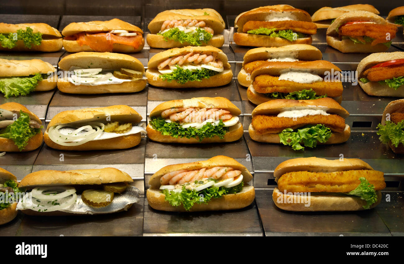 Seafood sandwiches in vienna hi-res stock photography and images - Alamy