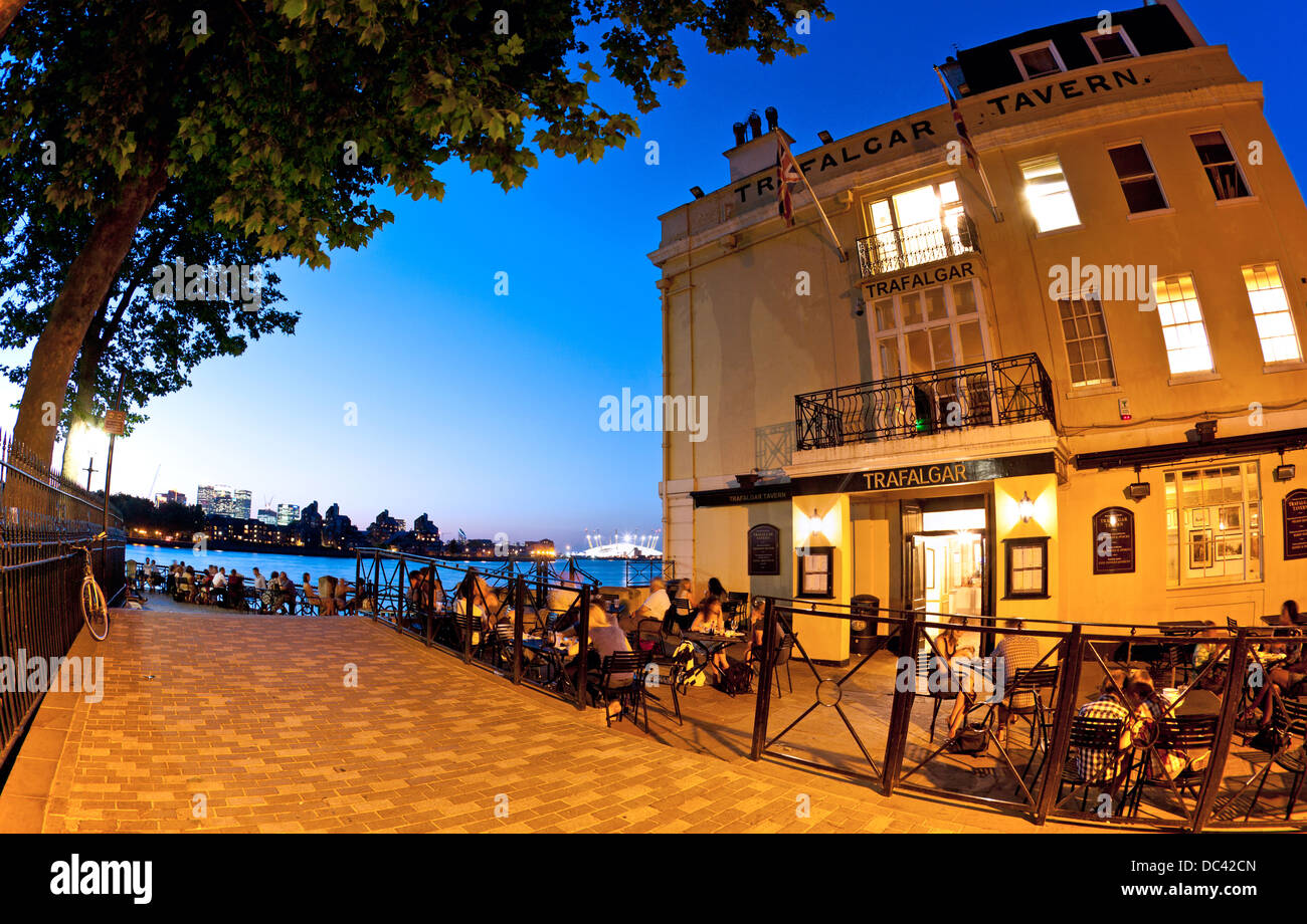 Trafalgar Pub Greenwich London UK Stock Photo - Alamy