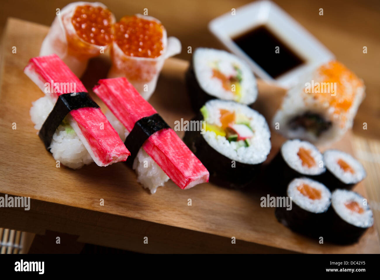 Set of sushi Stock Photo - Alamy