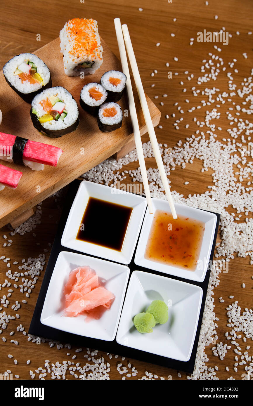 Traditional japanese food Stock Photo - Alamy