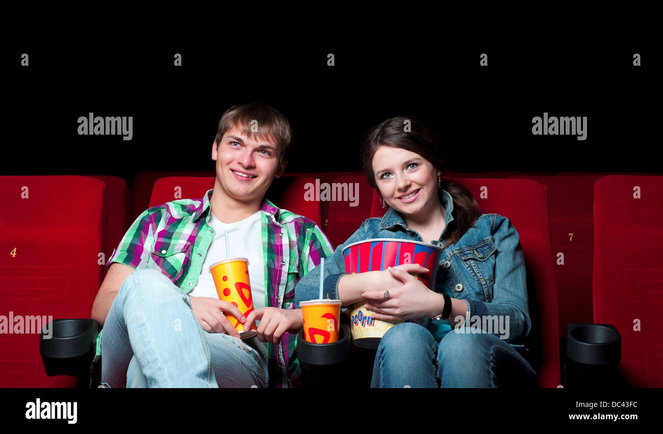 couple in cinema Stock Photo - Alamy