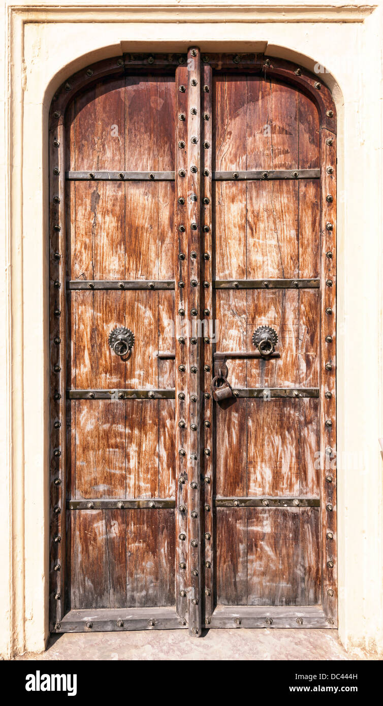 Old wooden door Stock Photo - Alamy