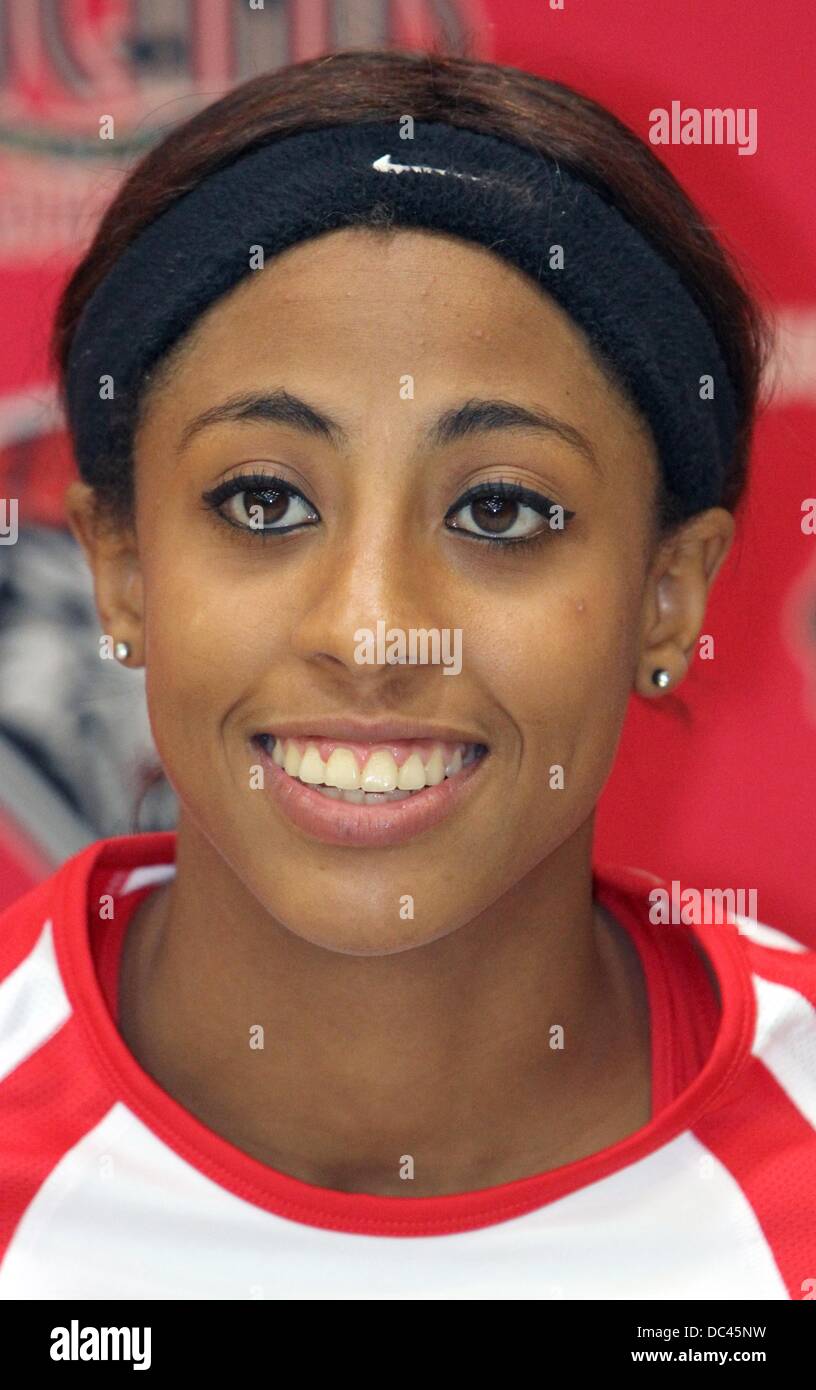 Aug. 7, 2013 - U.S. - Greg Sorber -- Lobo Volleyball player Chantale ...