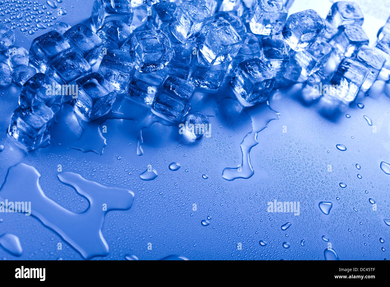 Transparent ice cubes Stock Photo - Alamy