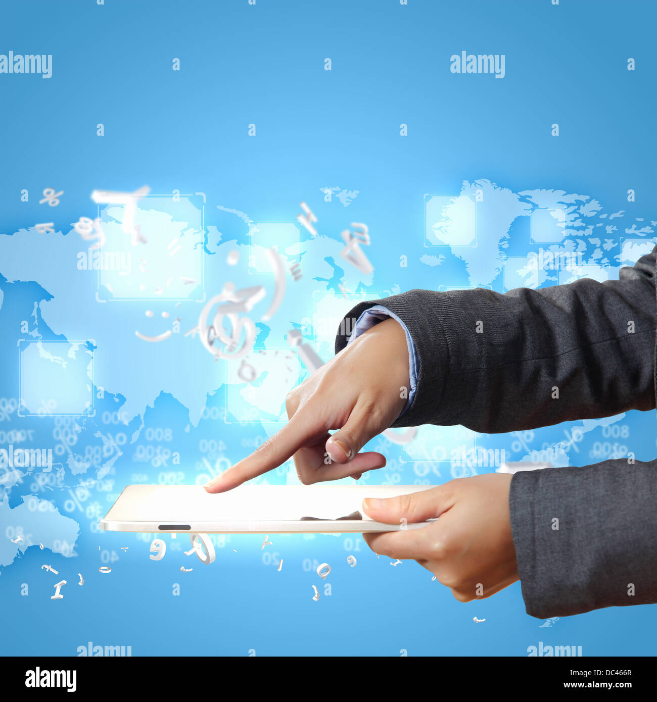 Touch screen computer device Stock Photo - Alamy