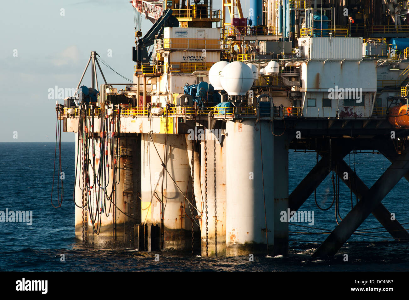 Offshore drilling rig falcon hi-res stock photography and images - Alamy