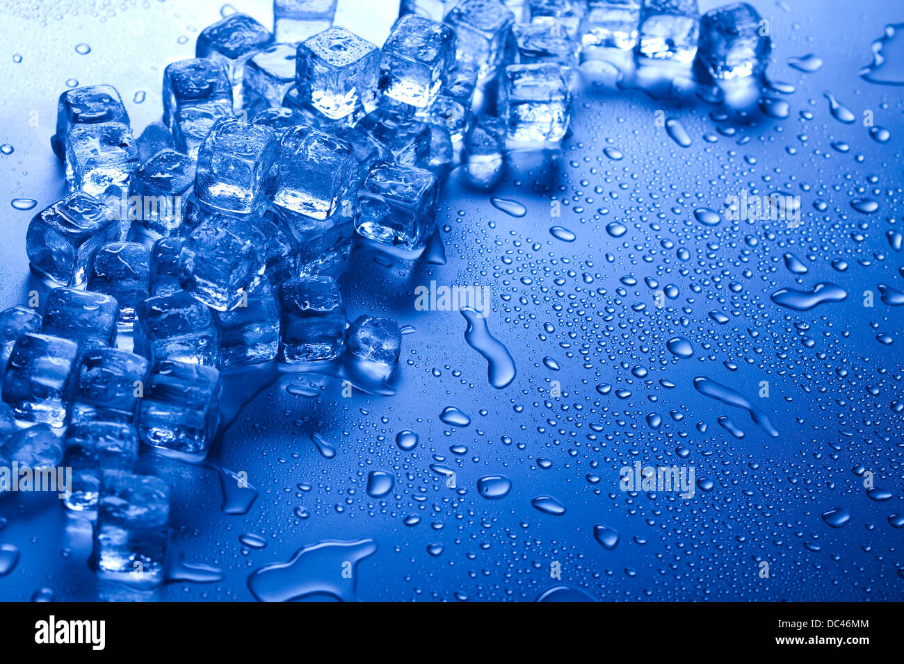Transparent ice cubes Stock Photo - Alamy