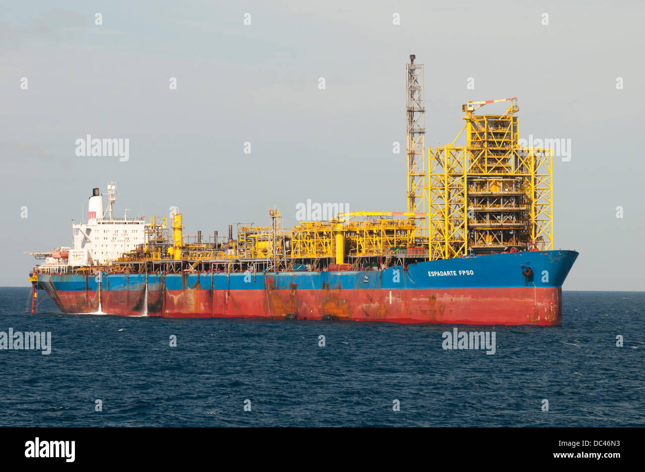 Espadarte FPSO Oil rig vessel, working for Petrobras Brazilian oil and ...