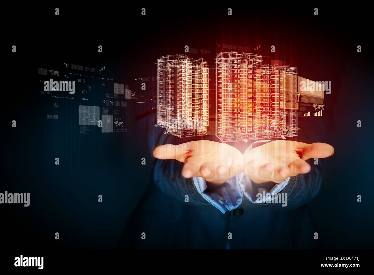 engineering automation building design Stock Photo - Alamy