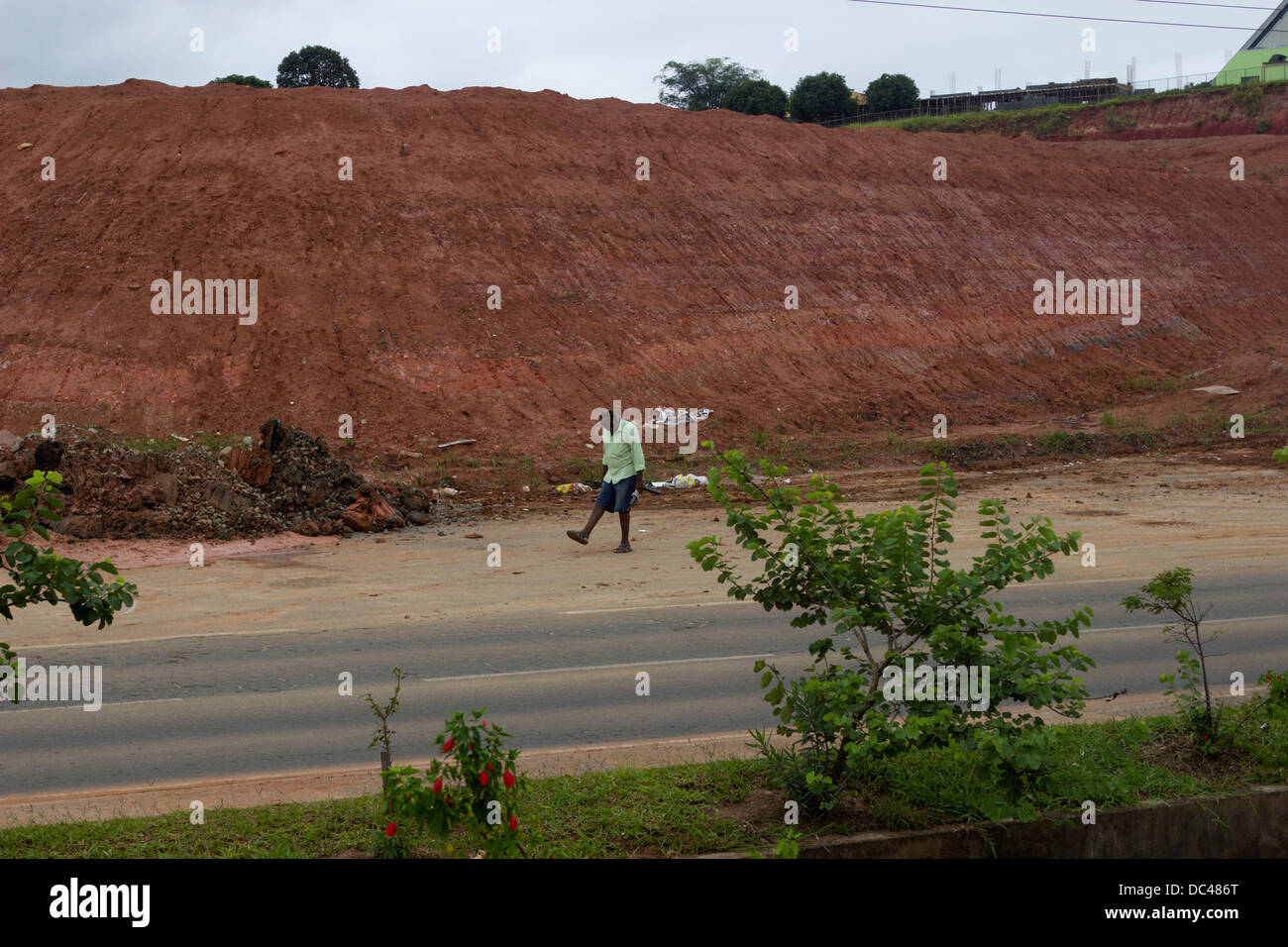 Red dust road dirt hi-res stock photography and images - Alamy